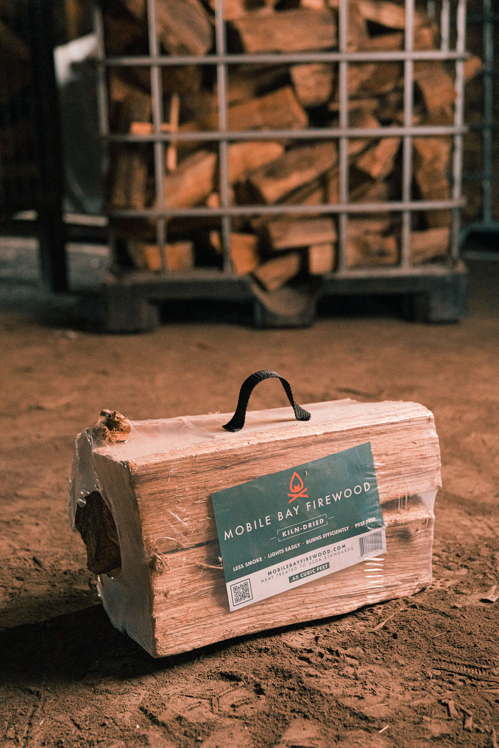 Commercial Pallet - 65 Firewood Bundles for Retail – Mobile Bay Firewood